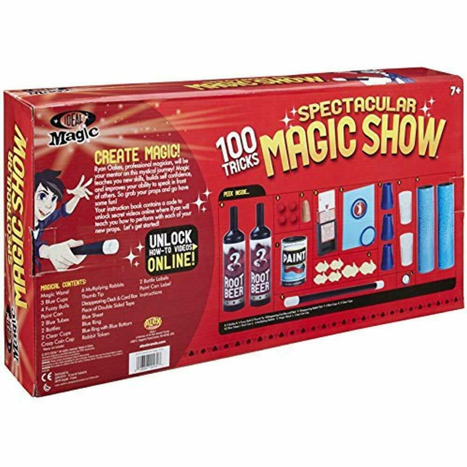 Ideal Magic Spectacular Magic Show 100 Trick Kids Magic Set | eBay