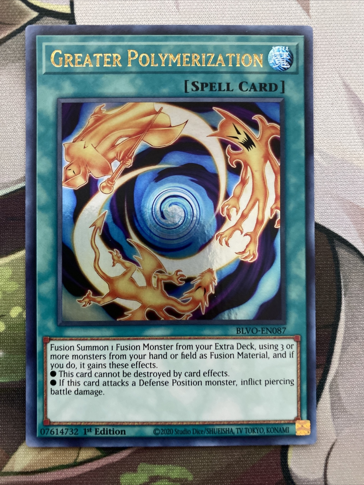 Yugioh Greater Polymerization BLVO-EN087 Ultra Rare 1st Edition Near ...