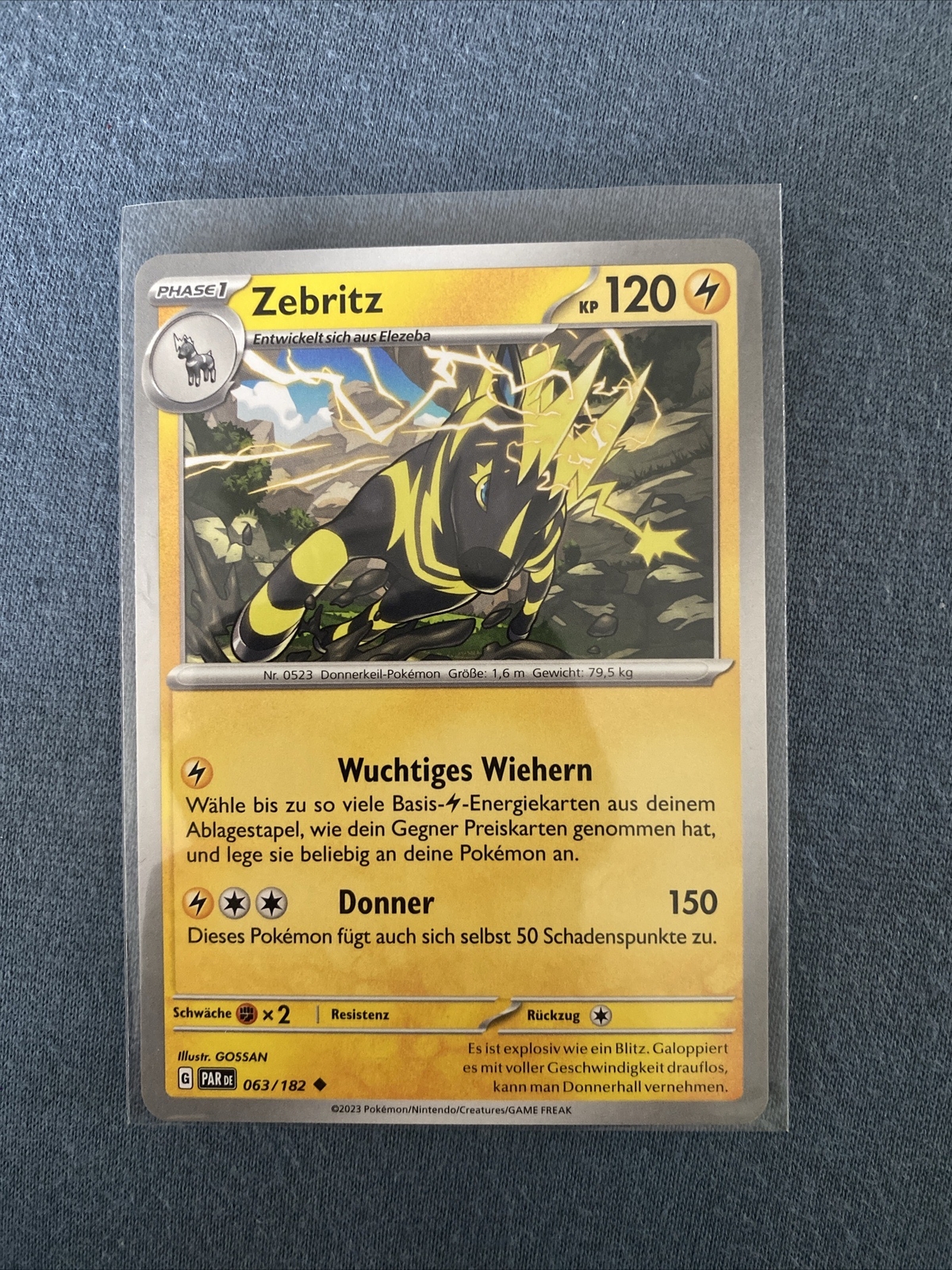 Zebritz 063/182 Pokemon Paradox Rift Karte Deutsch | eBay.de