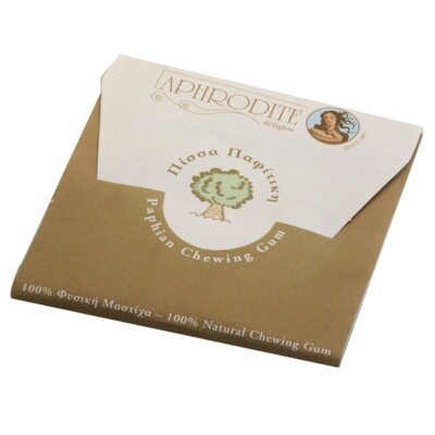 Chewing-gum naturel paphian traditionnel Aphrodite Mastiha Cyprus - 1 x ...