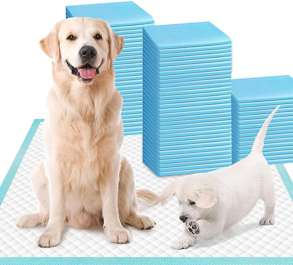 100Pcs Puppy Training Pads 60X60Cm- Leak-Proof and Super Absorbent Dog ...