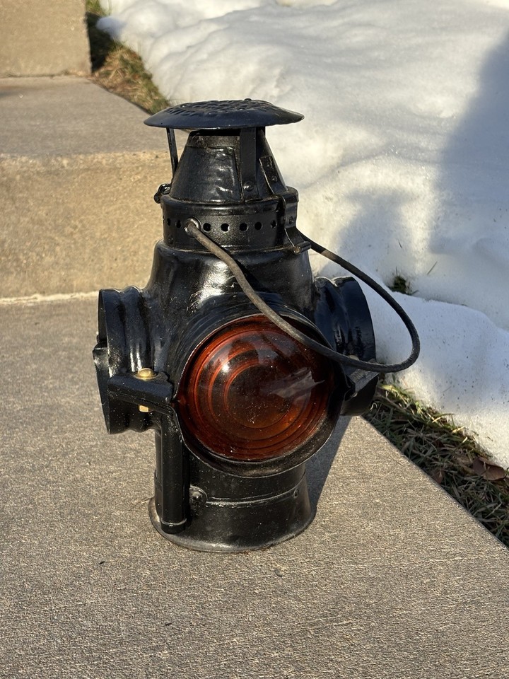 Adlake No. 63 Fork Mount Railroad Switch Lamp Train Lantern | eBay
