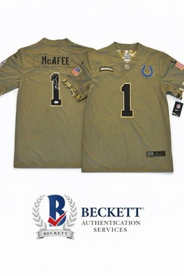 Pat Mcafee Autographed Jersey Beckett Authentication Salute To Service ...