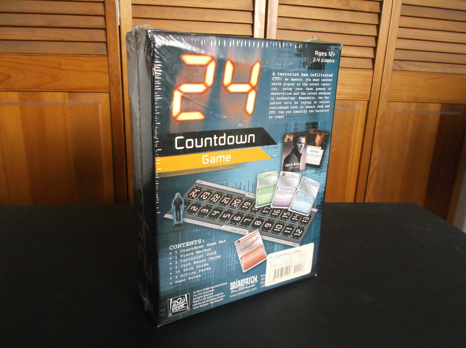 24 COUNTDOWN BOARD GAME Based on Classic Kiefer Sutherland Show NEW ...
