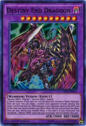 Destiny End Dragoon - LCGX-EN140 - Super Rare - Unlimited Edition NM ...