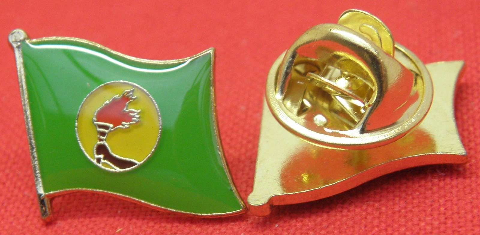 Zaire Flag Pin Badge Brooch République du Zaïre Republic of Zaire | eBay