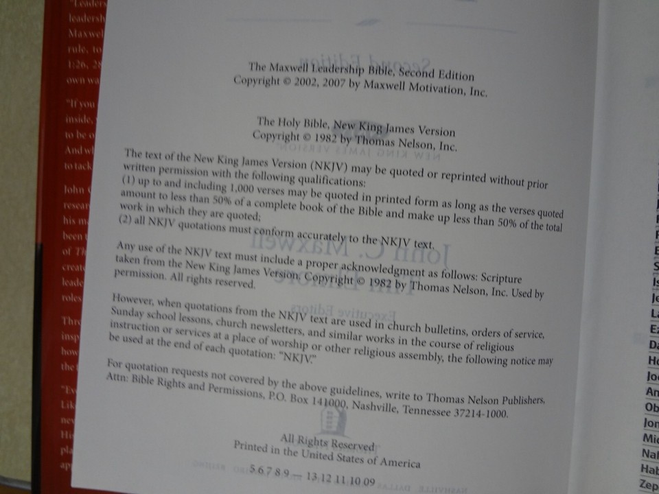 NKJV-THE MAXWELL LEADERSHIP BIBLE-REVISED @ UPDATED-2007 JOHN MAXWELL ...