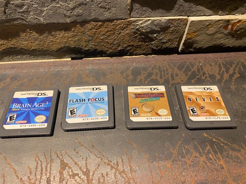 nintendo ds game lot Of 4. Neves Millionheir Flash Focus Brain Age | eBay