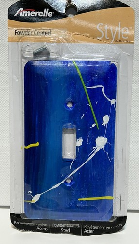 Hand Painted Light Switch Wall Plate Custom Abstract Artwork #33 | eBay