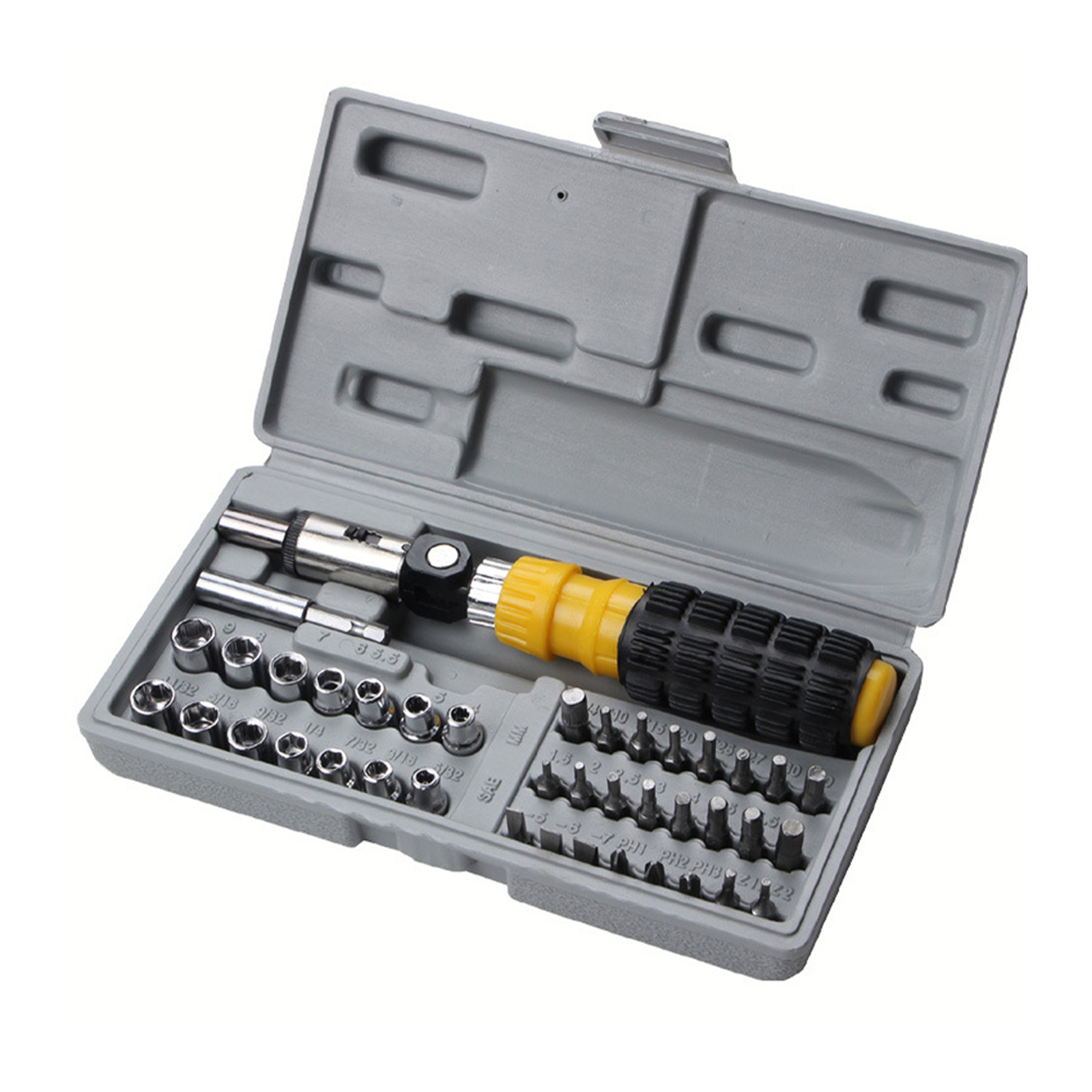 41pcs Anti Slip Manual Magnetic Ratchet For Phone Socket Bits ...