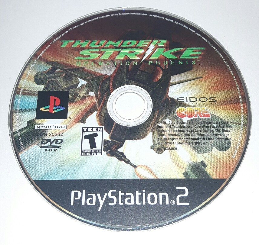 Thunder Strike Ntsc U/C PLAYSTATION 2 PS2 Play Station Jeu Enfants Jeu ...
