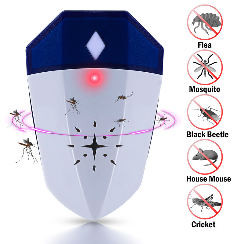 Electronic Ultrasonic Anti Rat Mouse Bug Mosquito Flea Cockroach Pest ...