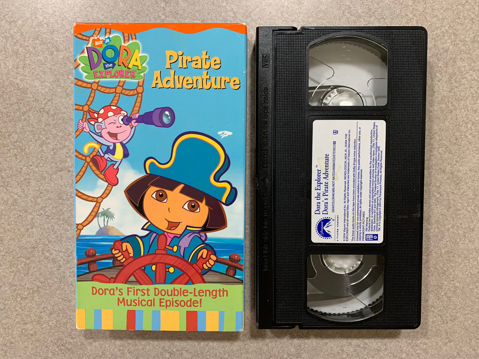 Dora the Explorer - Pirate Adventure (VHS, 2004) Nick Jr 97368795839 | eBay