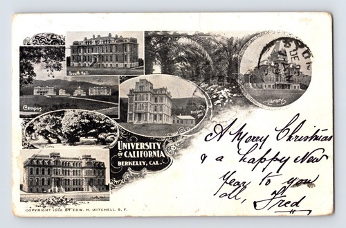 Postcard California Berkeley CA University Multi View 1899 Unposted PMC ...