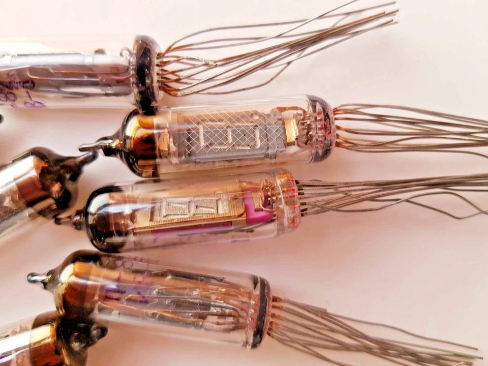9 x IV-3 VFD Display Indicator TUBE Nixie DIY Clock Soviet 7-SEGMENT ...