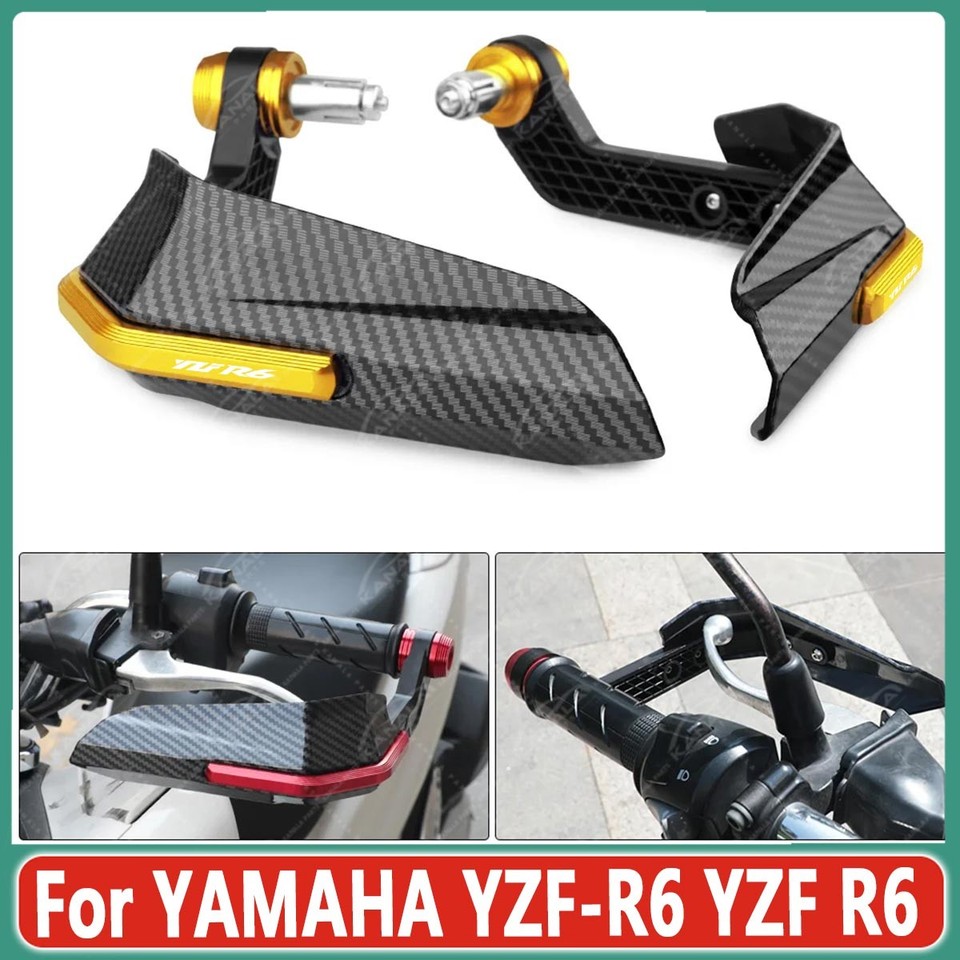 CNC Motorcycle Handguard Grips Handle Shield Windshield For YAMAHA YZF ...