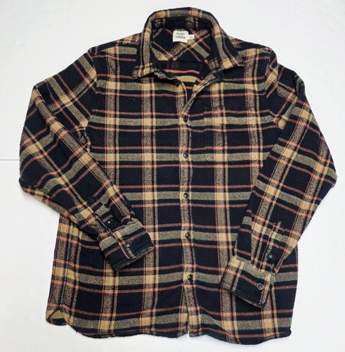Flint And Tinder Jackson Flannel Shirt Plaid Men's L Heavy Cotton | eBay