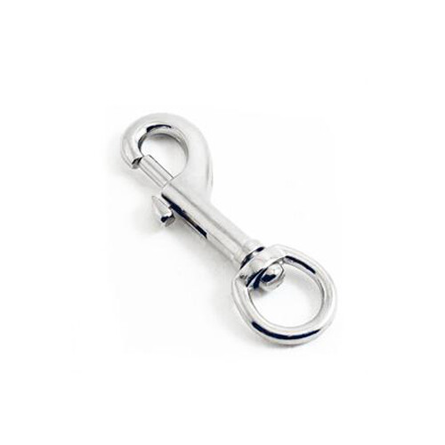 Nickel Plated, Swivel Hook Spring Clip 3", 2 Pcs- Keychains, Purses ...