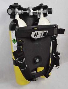 Dräger LTG diving equipment/Diving Bottle/Back Carrier/2 x 7 Litre | eBay