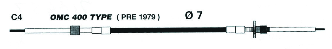 UFLEX Johnson/ Evinrude Control Cables - C4 | eBay