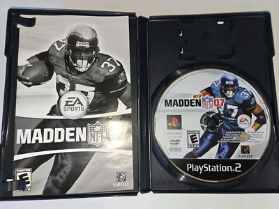 Madden NFL 07 PS2 Playstation 2 Complete W/ Manual Disc Excellent | eBay