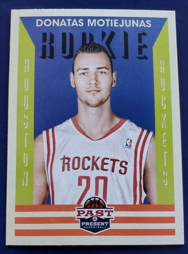2012-13 Panini Past & Present Donatas Motiejunas Houston Rockets #177 ...