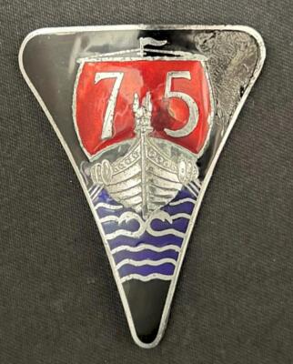 ROVER P4 75 ENAMEL VINTAGE RADIATOR GRILL CAR BADGE EMBLEM INSIGNIA ...