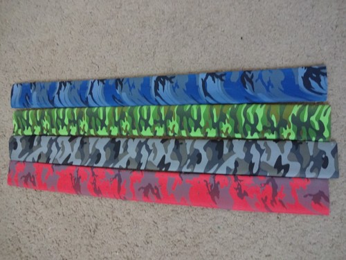 4 Rod Building Wrapping 30mm Blue camo Heat shrink tubing #2 | eBay
