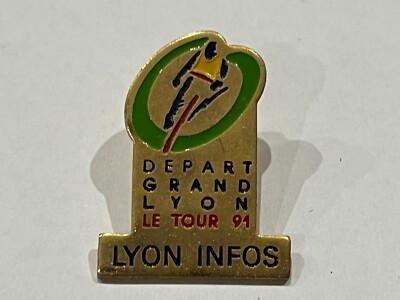 a PINS PIN ENAMEL VELO BICI TOUR DE FRANCE 1991 LYON INFOS | eBay