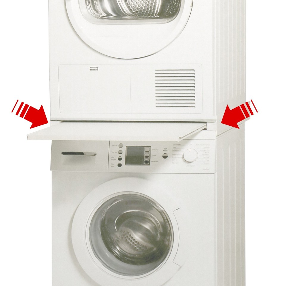 Stacking Kit + Pull Out Tray Drawer for INDESIT Washing Machine ...