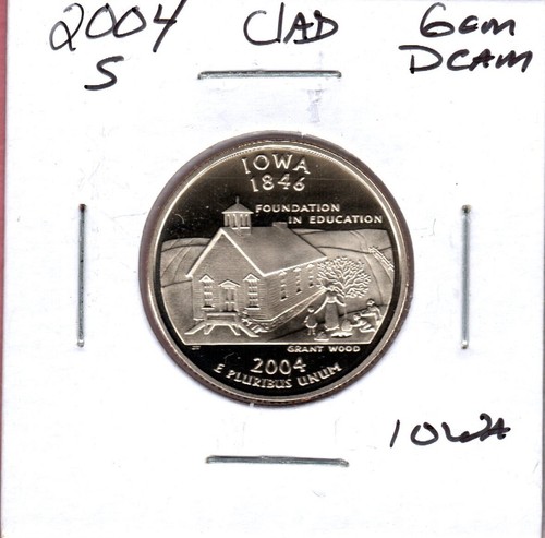 2004 -S IOWA STATE QUARTER FROM PROOF SET ACTUAL COIN #2064 | eBay