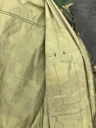 USGI 1979 ERDL Camouflage Hot Weather Coat Jacket Medium Long US NAVY ...