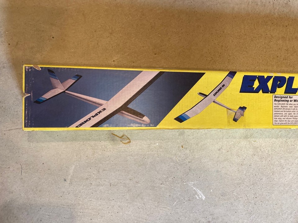 Global Explorer 2M Vintage RC Glider Kit- NOS | eBay