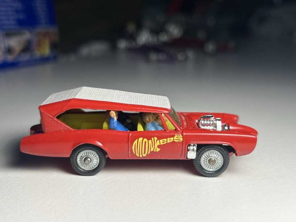 Husky Monkeemobile Diecast Car 1960s GTO Red Vtg Monkees TV Show UK ...