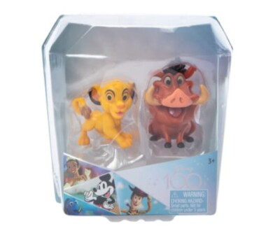 Disney 100 Pixar Figure Set 2 Pack - Simba & Pumba from The Lion King ...