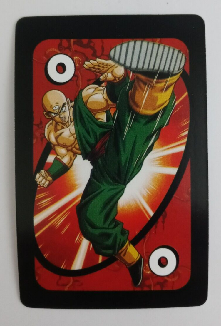 2022 Mattel Dragon Ball Z Uno Card Red Tien Shinhan #0 | eBay