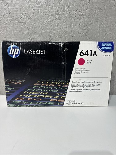 HP LaserJet 641A C9723A Magenta Toner Cartridge 4600 4610 4650 NEW ...