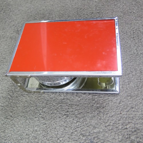 Fold Up Shave Mirror Men's Vintage Shaving Equipment Red Plastic and ...