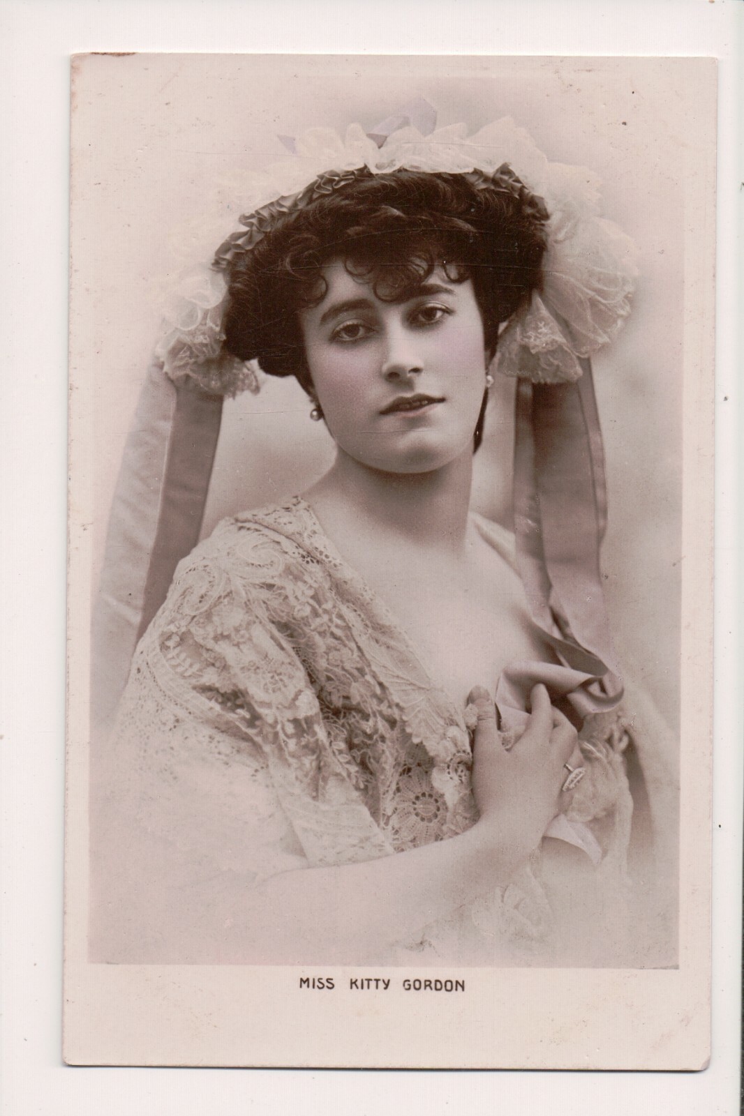 Vintage Postcard Kitty Gordon English stage and silent film actress | eBay