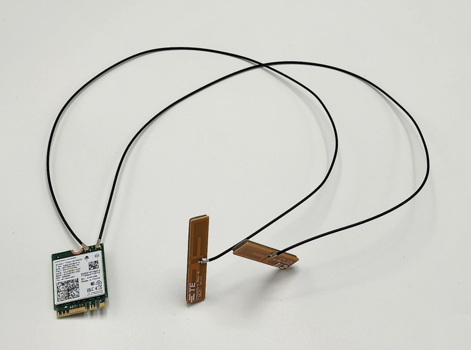 Intel AX210 Wi-Fi 6E with PCB TRIPLE BAND EMBEDDED ANTENNA for Wi-Fi 6E ...