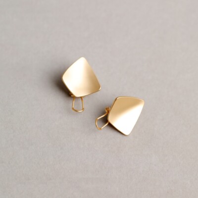 NLC Matte Classic Simple s925 Silver Post Fashion Stud Earrings | eBay