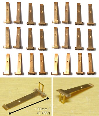 24pc 1991 TYCO TCR HO Slot less Car Chassis Tune Up Parts PICK UP SHOES ...