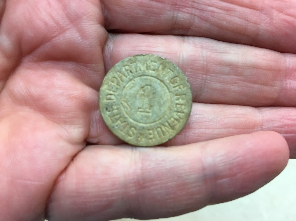 Six (6) Lot Of Alabama State Dept of Revenue, Sales Tax "1" Tokens | eBay