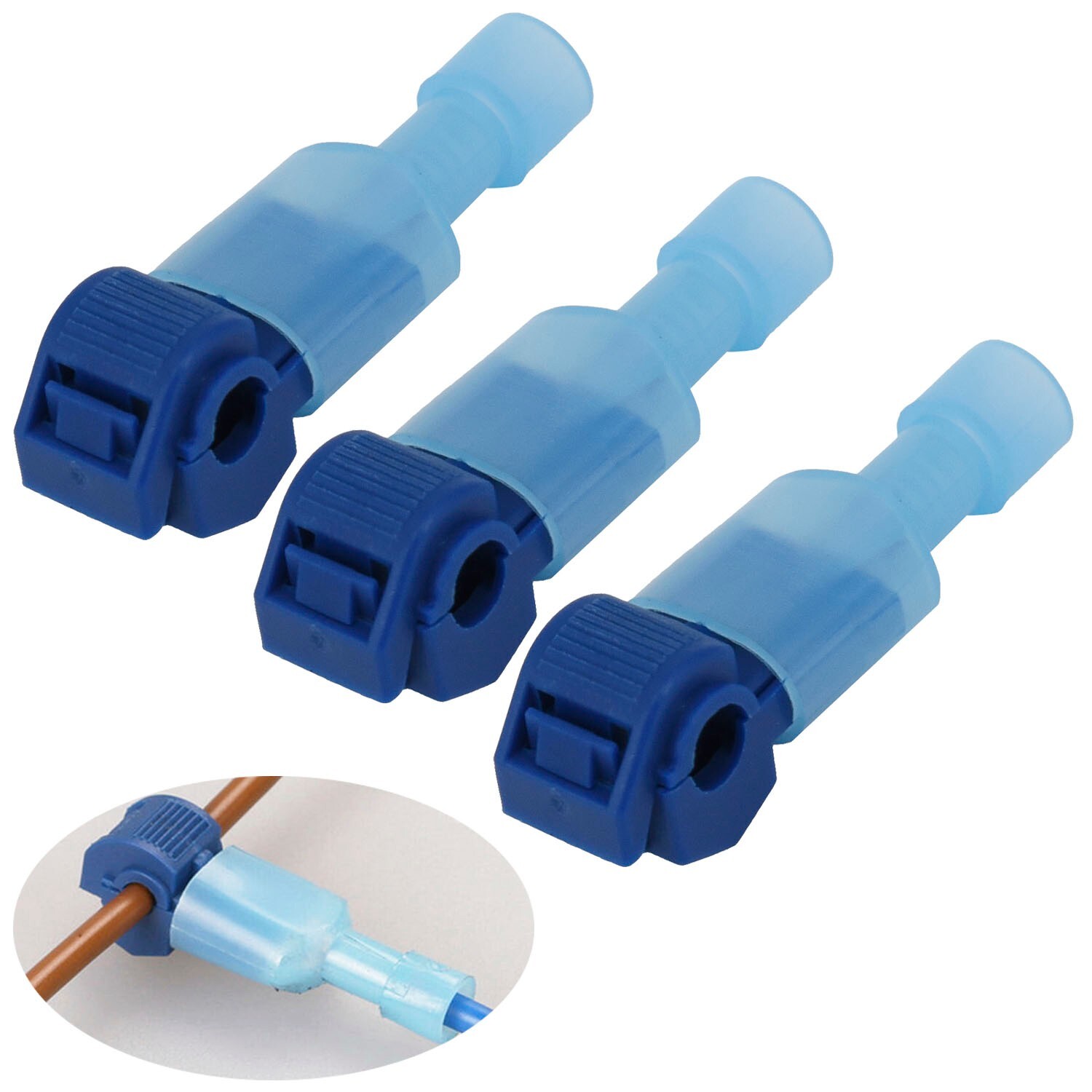 Cable Connector Quick Splice Lock Wire Terminals Crimp Electric 25 ...