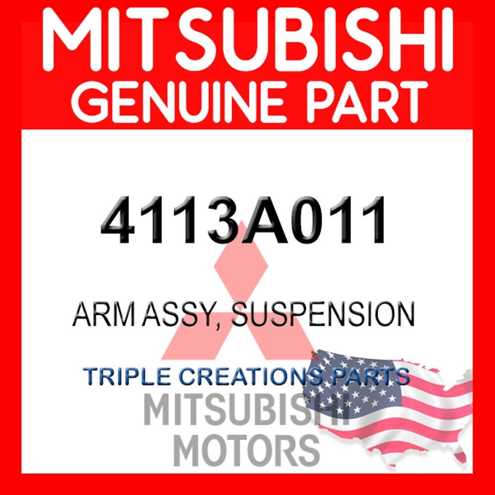 4113A011 Genuine Mitsubishi Arm Assy Rear Suspension Lower OEM | eBay