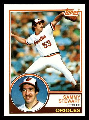 1983 Topps Sammy Stewart #347 Centered NM-MINT | eBay
