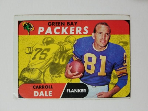 CARROLL DALE 1968 TOPPS FOOTBALL #27 GREEN BAY PACKERS | eBay