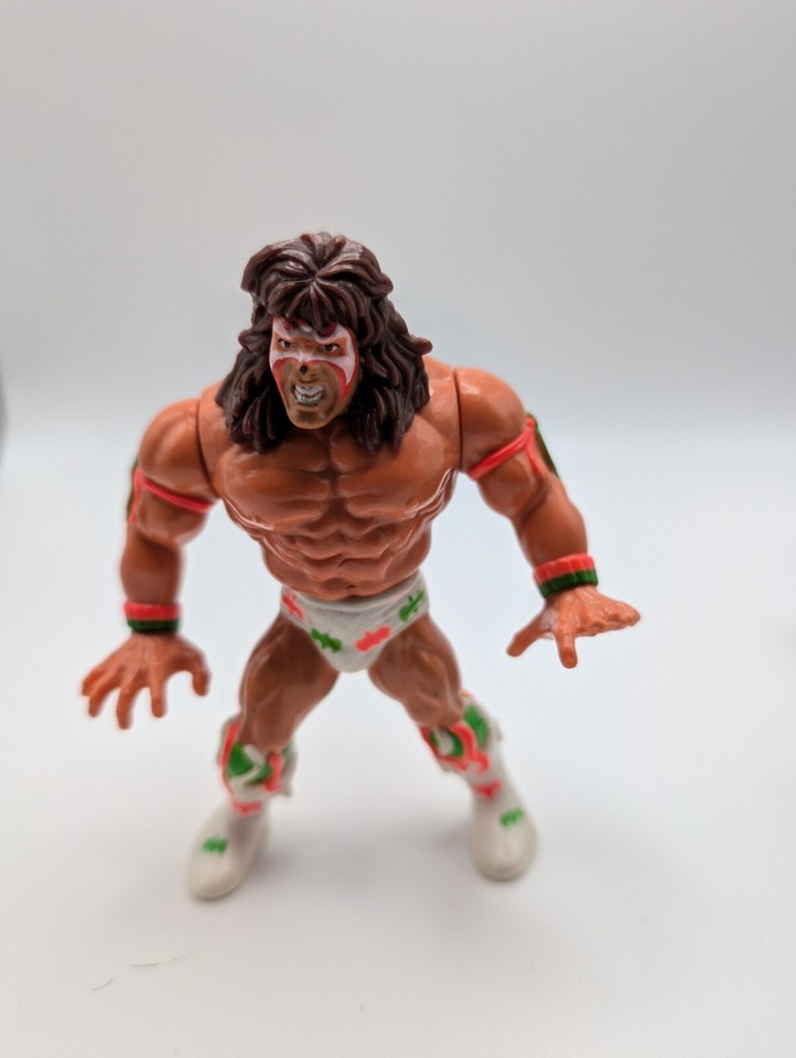 Lot Of 3 WWF Hasbro Wrestling Figures Ultimate Warrior IRS Butch WWE ...