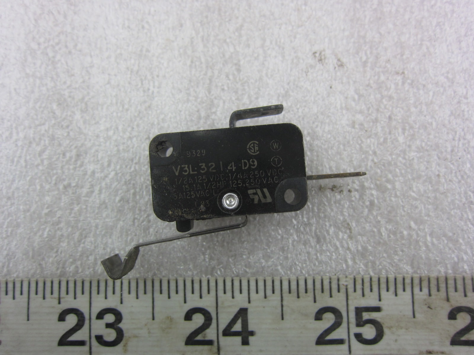 Micro Switch V3L3214-D9 NC Limit Switch, Used | eBay