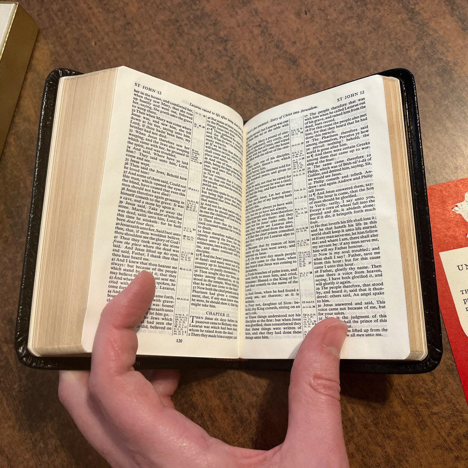 KJV Cambridge Crystal Bible - Vintage / Compact Bible - Water Buffalo ...